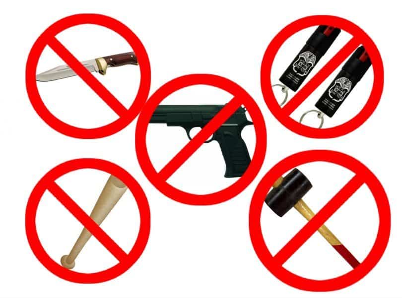 Objetos prohibidos a bordo del avión [cuidado] | Mi-Maleta.com